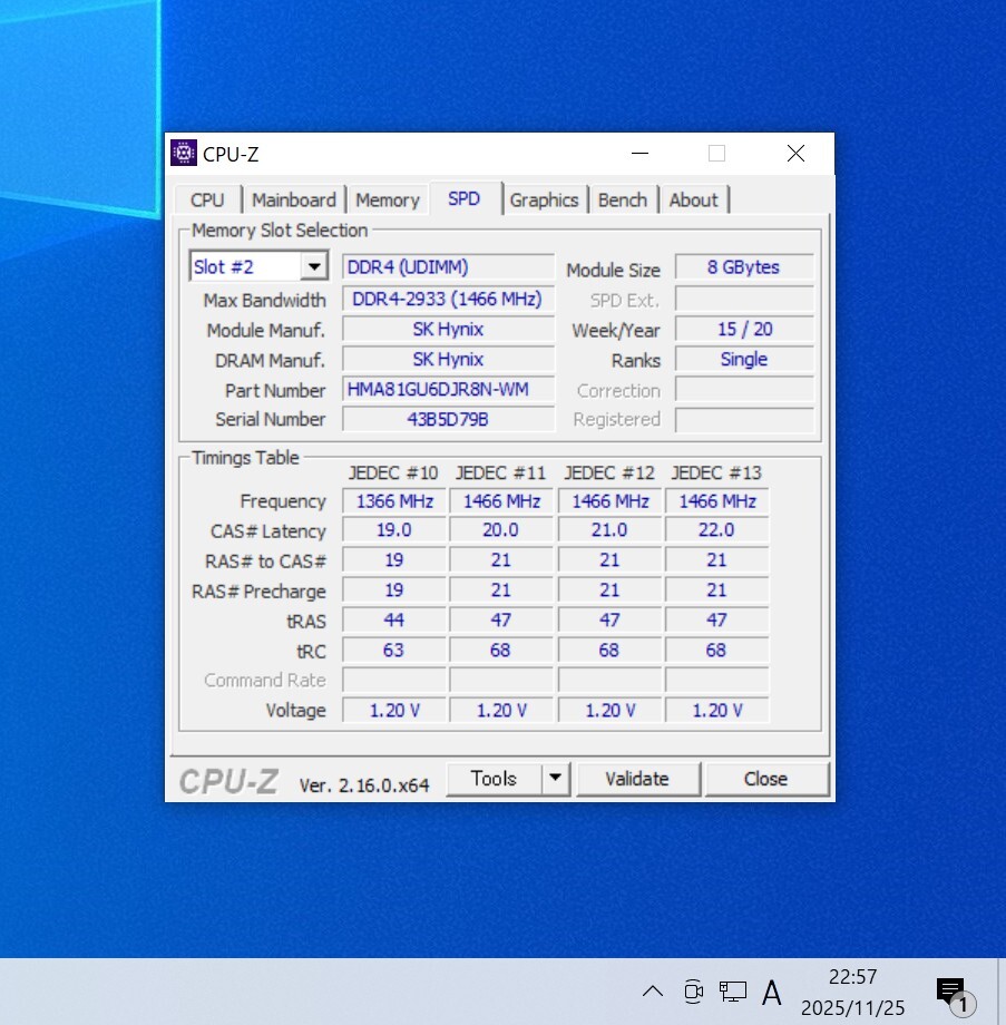 Yahoo!オークション - SK HYNIX DDR4-2933MHz 16GB (8GB×2枚キット) H...
