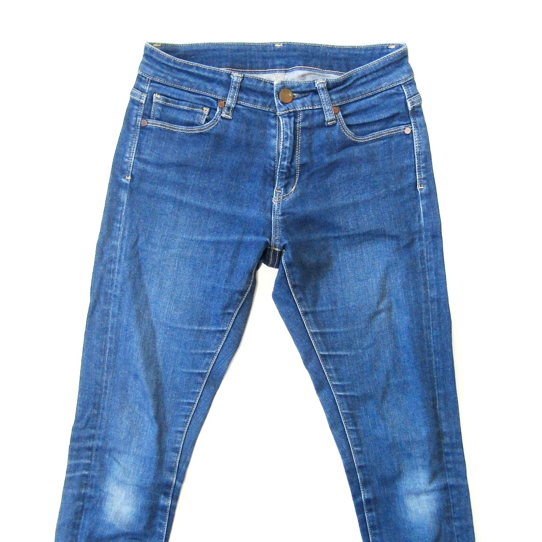 Yahoo!オークション - AZUL BY MOUSSYアズールバイマウジー ストレッチ...