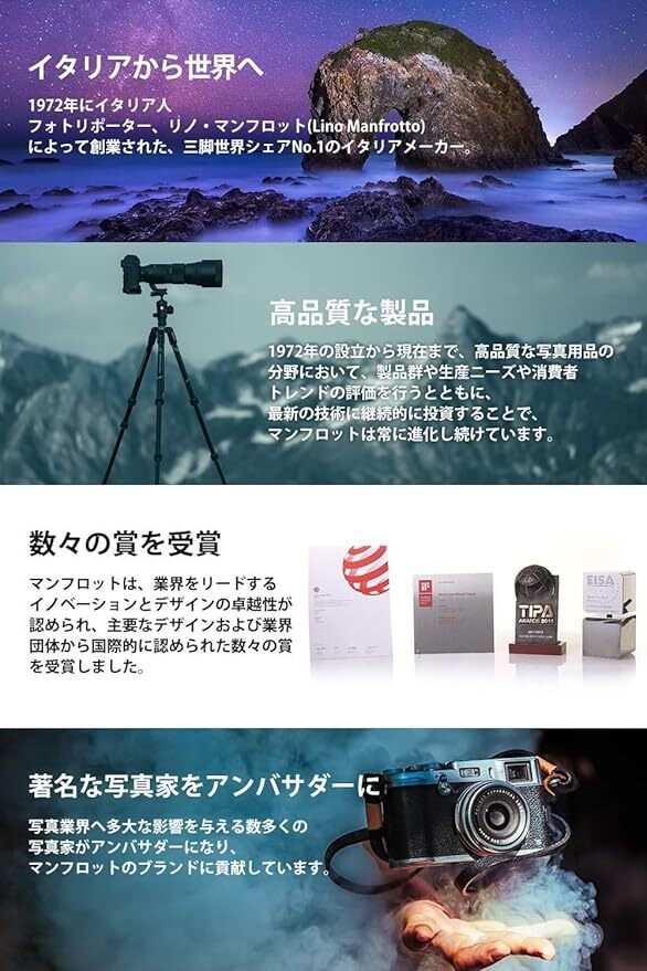 Yahoo!オークション - INNOREL 一脚 カメラ用 カーボン製 26lb/12kg耐...