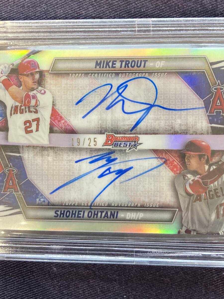 【樂淘letao】日本代購代標第一品牌－超美品/超貴重 2019 TOPPS 大谷翔平/マイク・トラウトデュアル直筆サインカード BECKETT AUTOGRAPH 10/GEM MINT9 ...