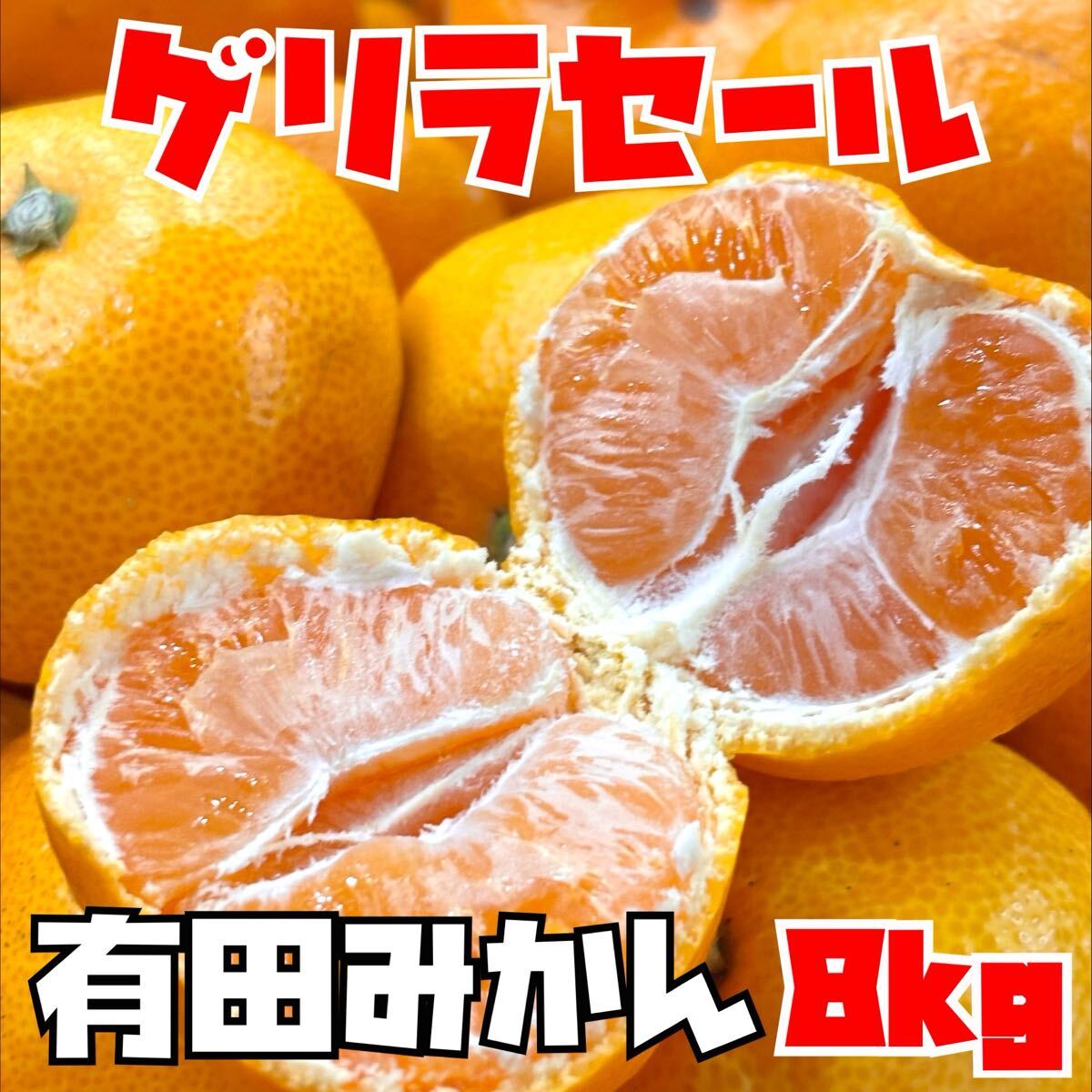 Yahoo!オークション - 和歌山県産 有田みかん 箱込み8kg