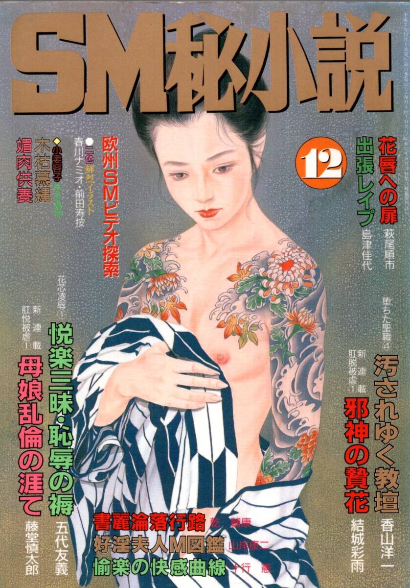 【樂淘letao】日本代購代標第一品牌－SM秘小説 (1995年12月号)【アダルト本hs78】