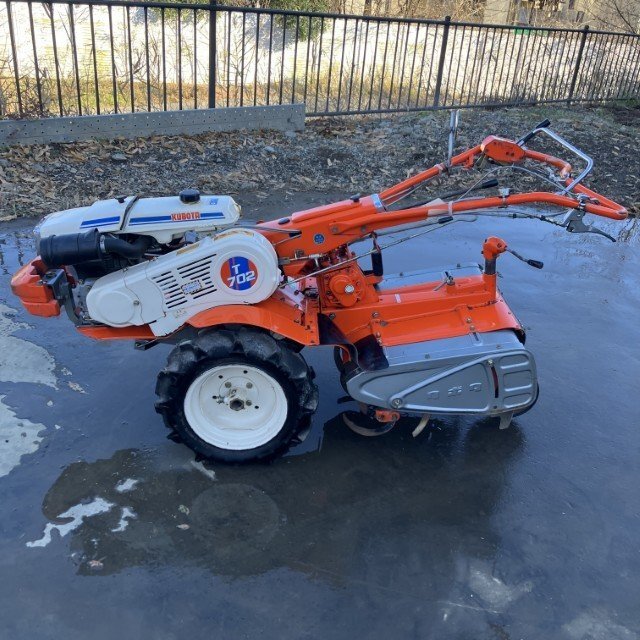 Yahoo!オークション - 1円 長野 直接引取限定 クボタ 耕うん機 T702 作...