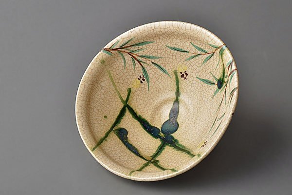 Yahoo!オークション - k476【和み】茶道具 加藤六兵衛 弥七田織部平茶...