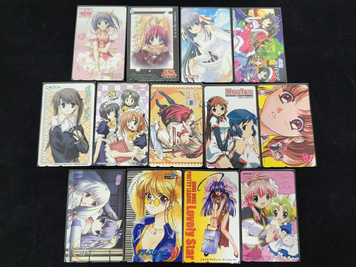 Yahoo!オークション - 未使用 アニメ・ゲーム中心テレカ50枚セット8 エ...