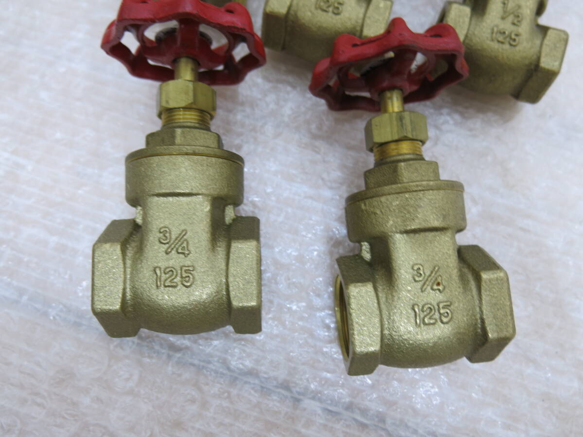 Yahoo!オークション - ② KAKUDAI ゲートバルブ まとめて 1/2 3/4