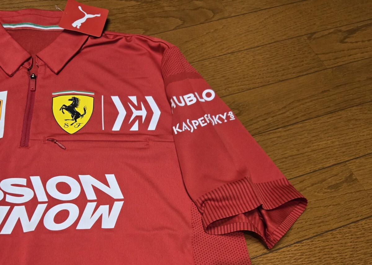 Yahoo!オークション - 2021 フェラーリ チーム支給品 ポロシャツ Mサイ...