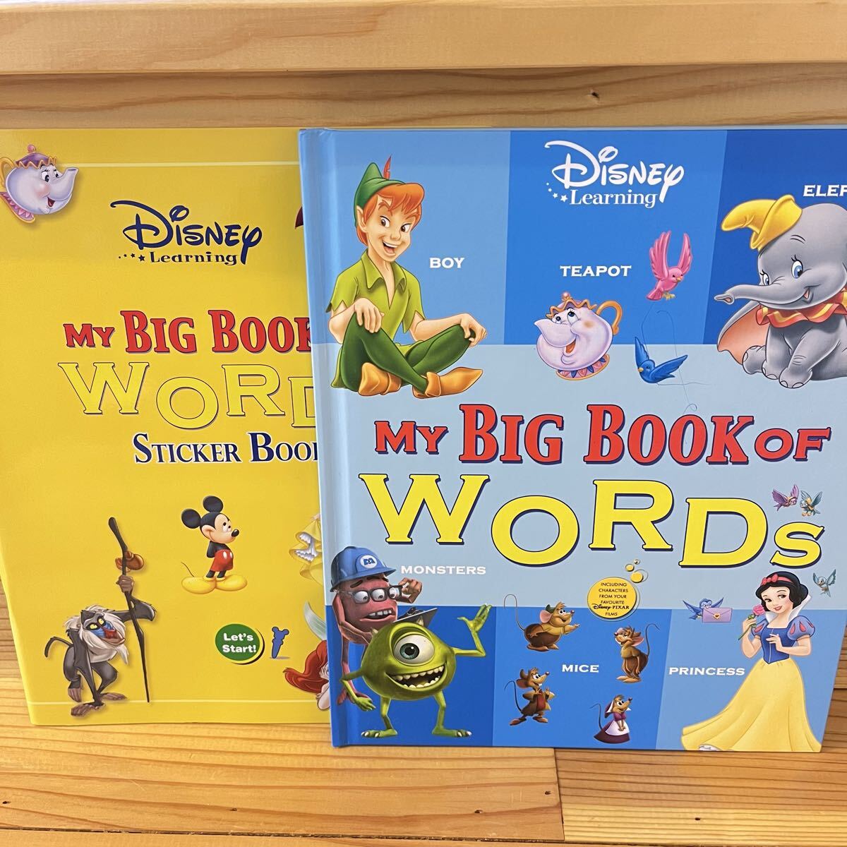 Yahoo!オークション - DWE My Big Book of Words ステッカー付き ディ...