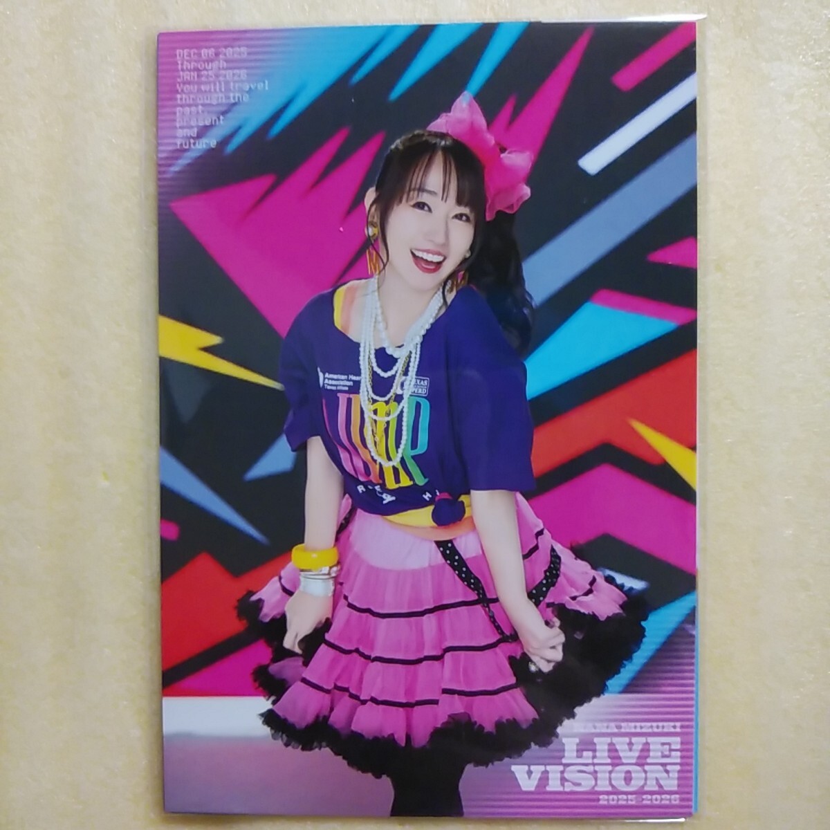 Yahoo!オークション - 最新 水樹奈々 LIVE VISION 2025-2026 ポストカ...