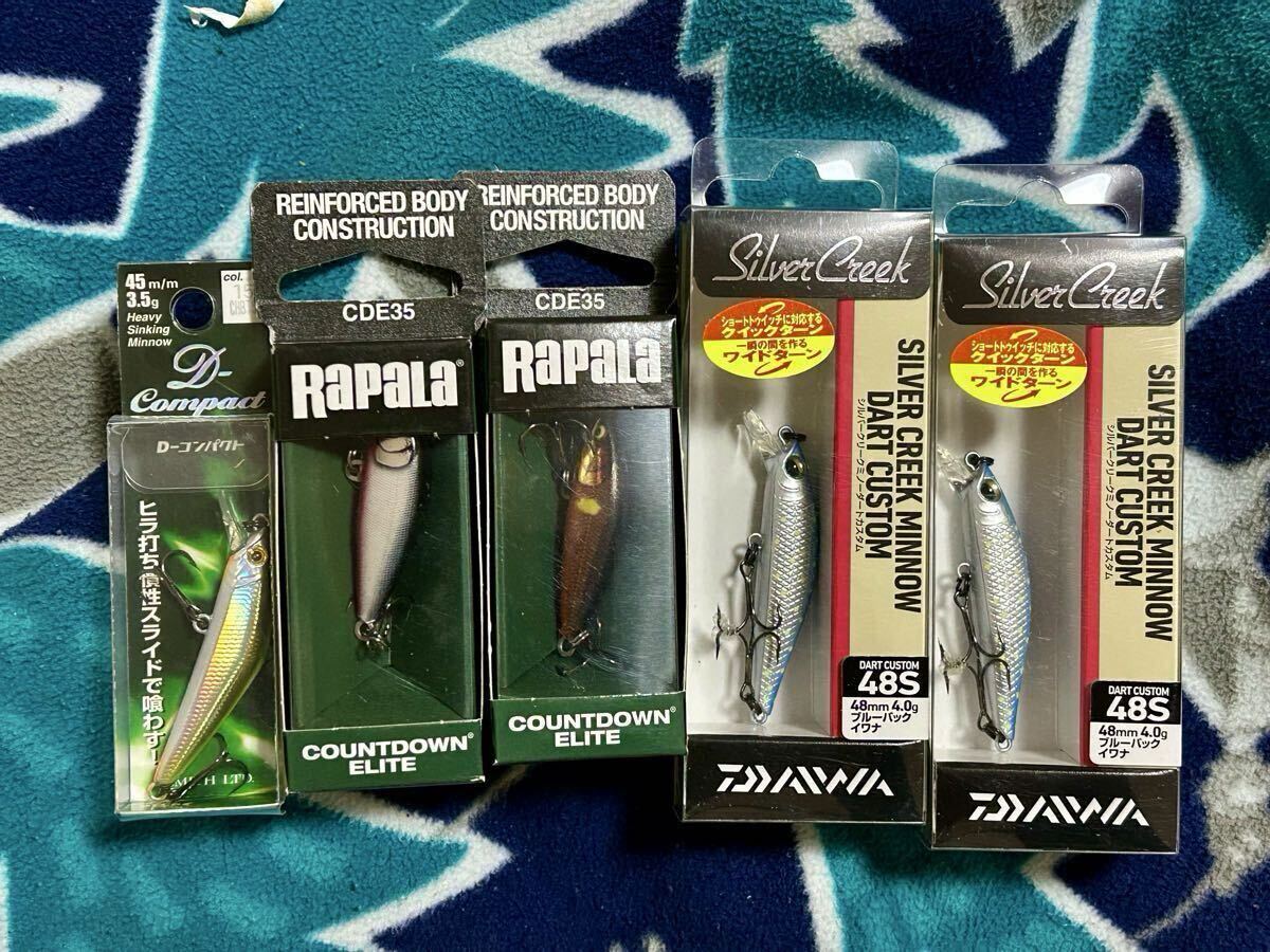 Yahoo!オークション - 渓流ミノー5本セット カウントダウンエリート35...