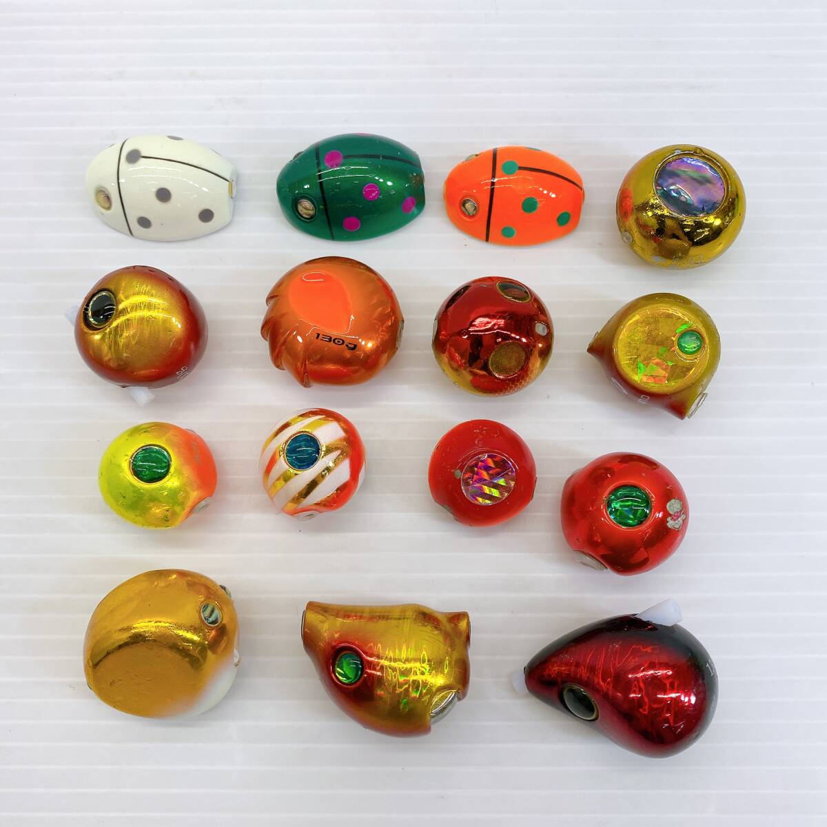 Yahoo!オークション - タイラバ（鯛ラバ）ヘッドまとめて 15個 150g ...