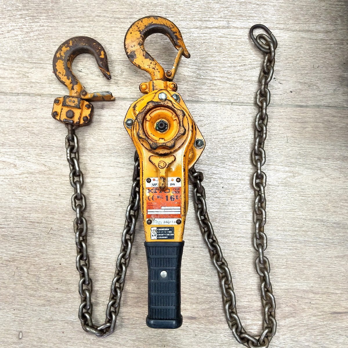 Yahoo!オークション - 難あり KITO キトー レバーブロック L5形 LB016 ...