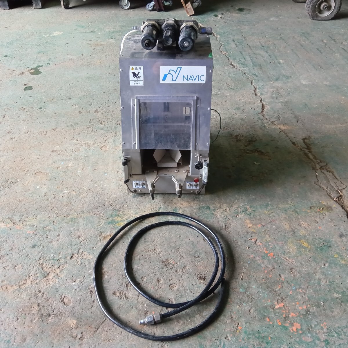 Yahoo!オークション - （山形酒田）【ジャンク】NAVIC ネギ皮むき機 根...