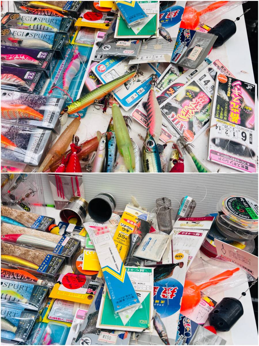 Yahoo!オークション - 大量 未使用多数 釣り具 まとめ売り エギ ルアー...
