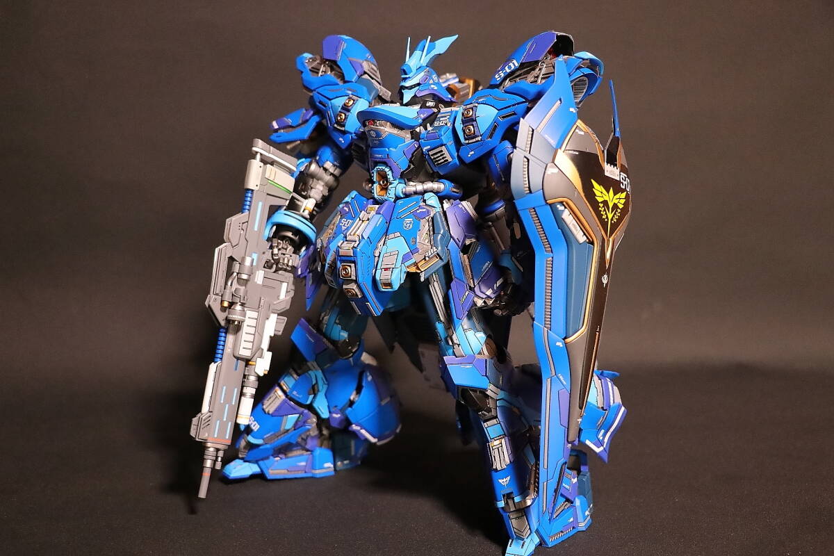 Yahoo!オークション - ガレージキット完成品 MG サザビーVer.Ka（ブル...