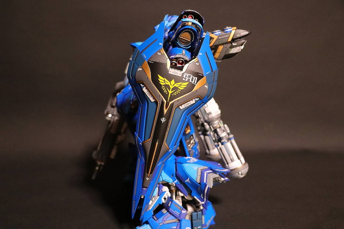 Yahoo!オークション - ガレージキット完成品 MG サザビーVer.Ka（ブル...