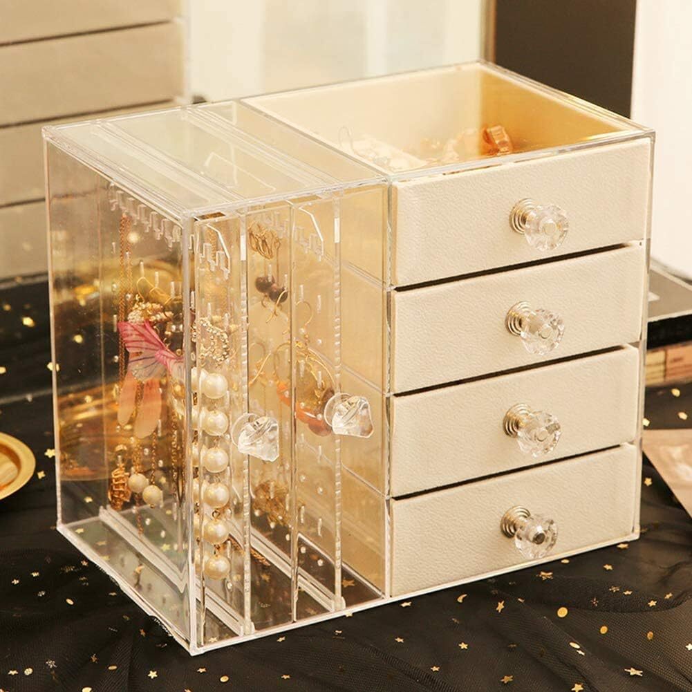 Yahoo!オークション - 耐久性抜群 大容量ジュエリー収納ボックス イヤ...