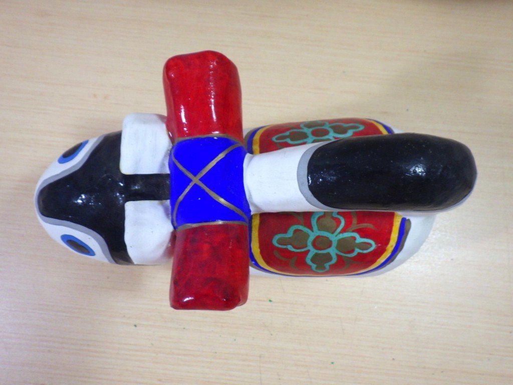 Yahoo!オークション - 273 郷土玩具 浜松張子 犬 大 二橋加代