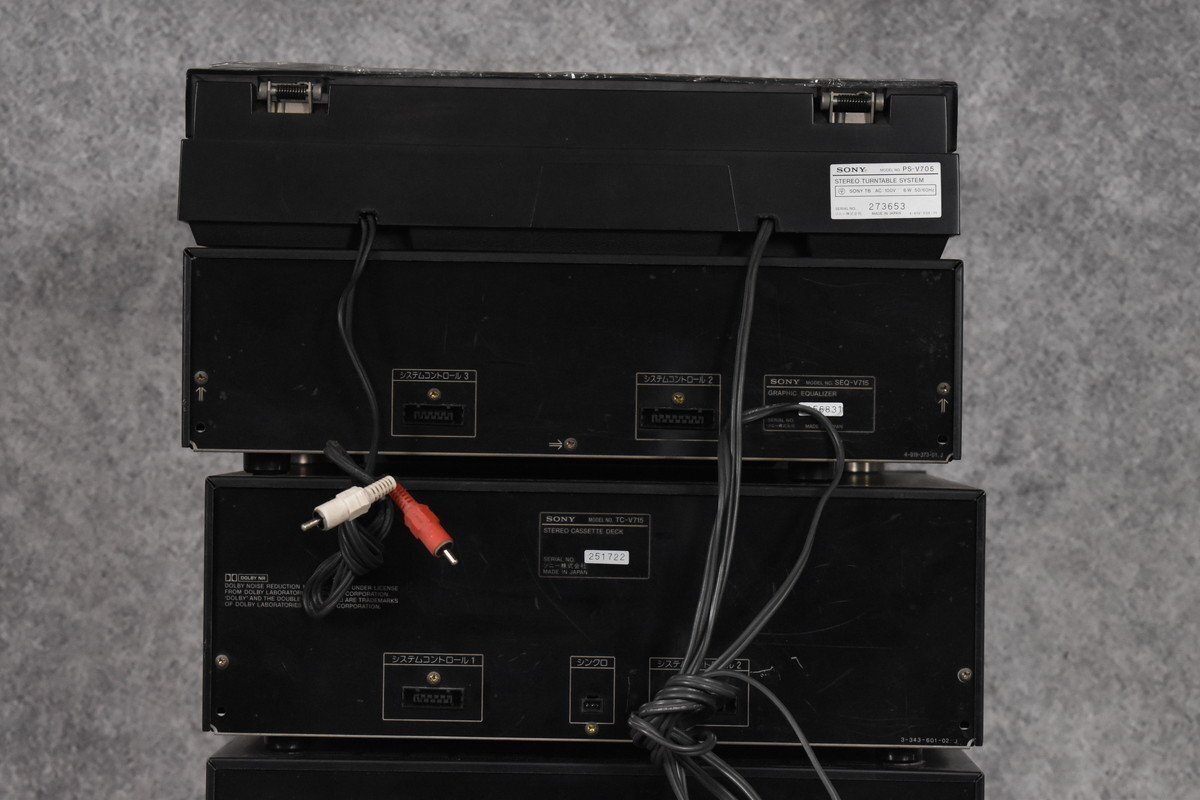 Yahoo!オークション - 【G】SONY PS-V705/SEQ-V715/TC-V715/ST-V715TV/...