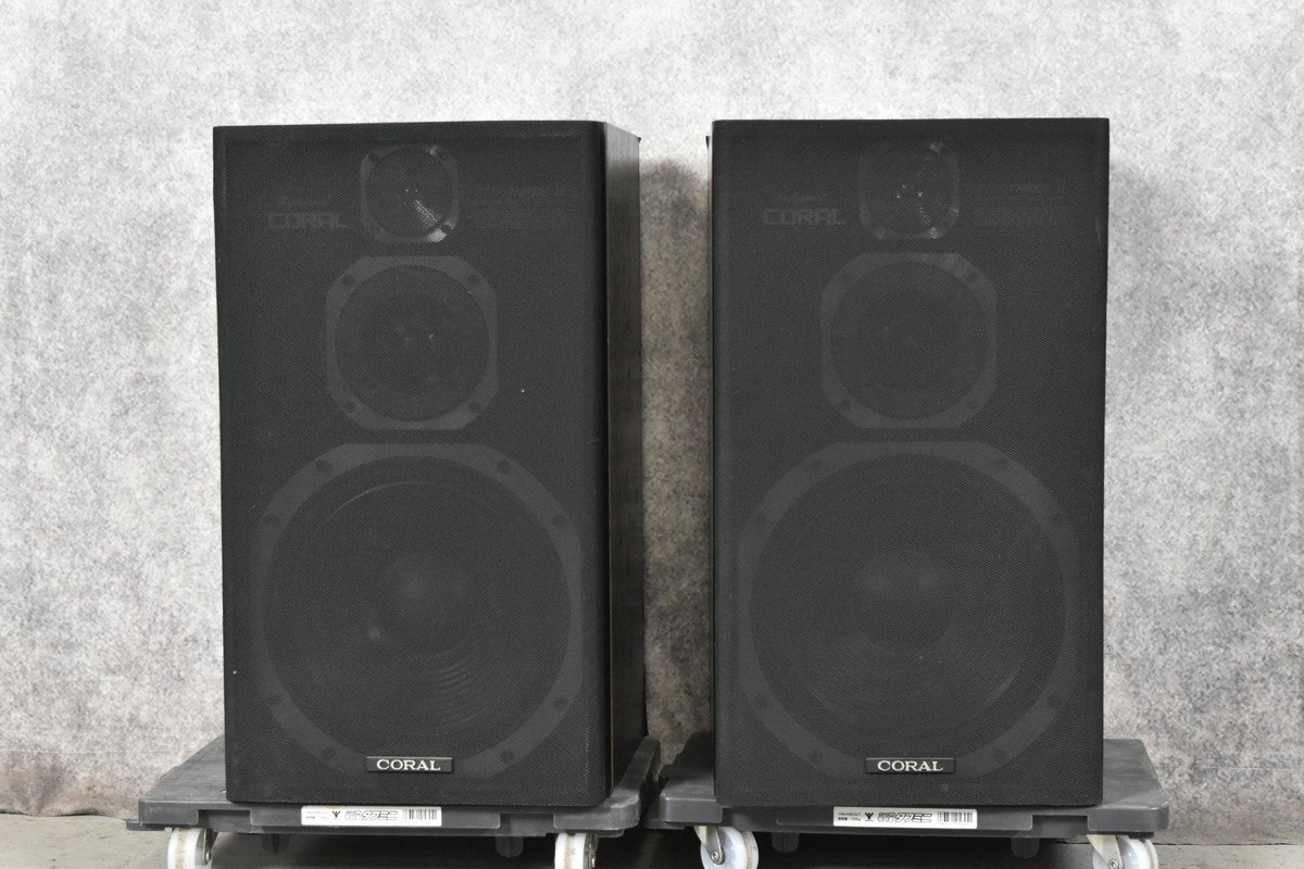 Yahoo!オークション - 【C】CORAL DX-THREE II スピーカーペア コーラ...