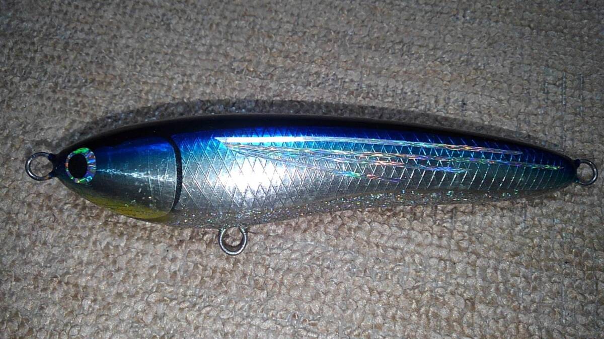 Yahoo!オークション - メーカー不明/ウッドペンシルプラグ18㎝・80g