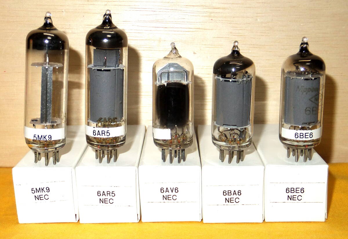 Yahoo!オークション - 試験済み 真空管ラジオの真空管 5MK9 6AR5 6AV6 ...