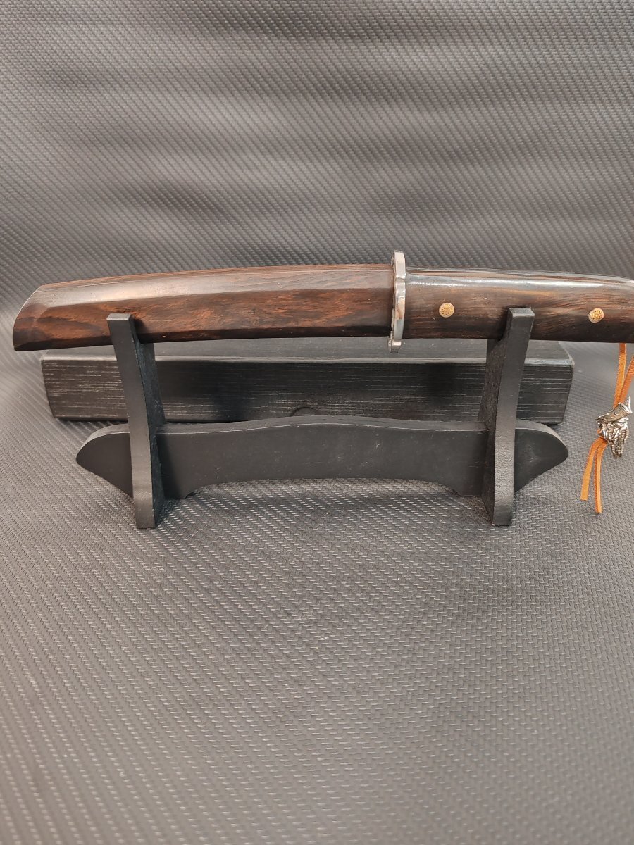 Yahoo!オークション - 刀掛け付き 62HRC VG10 ダマスカス鋼 全長28cm ...