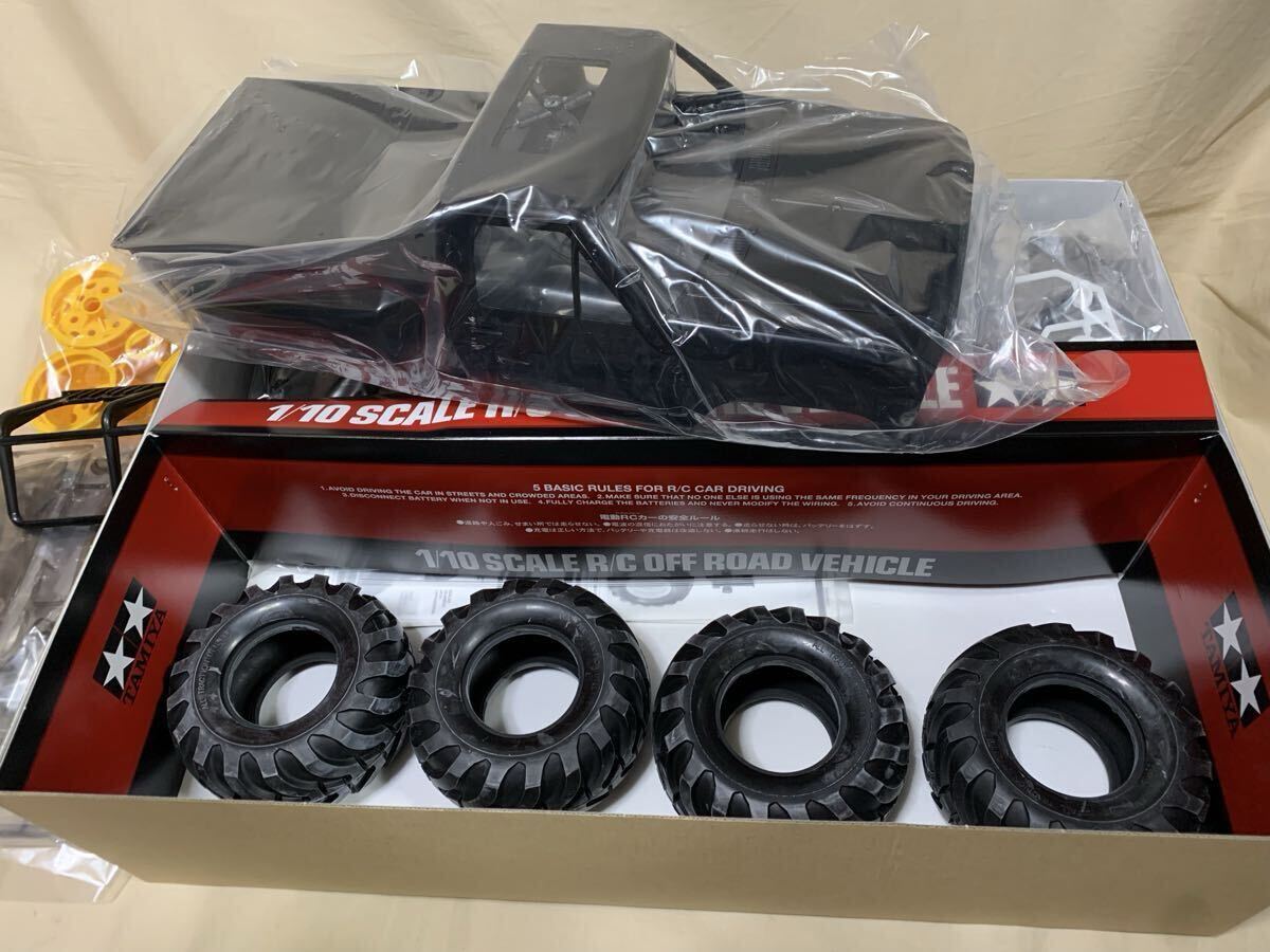 【樂淘letao】日本代購代標第一品牌－タミヤ 1/10 電動RC オフロードピックアップ ブラックフット(2016) 未組立