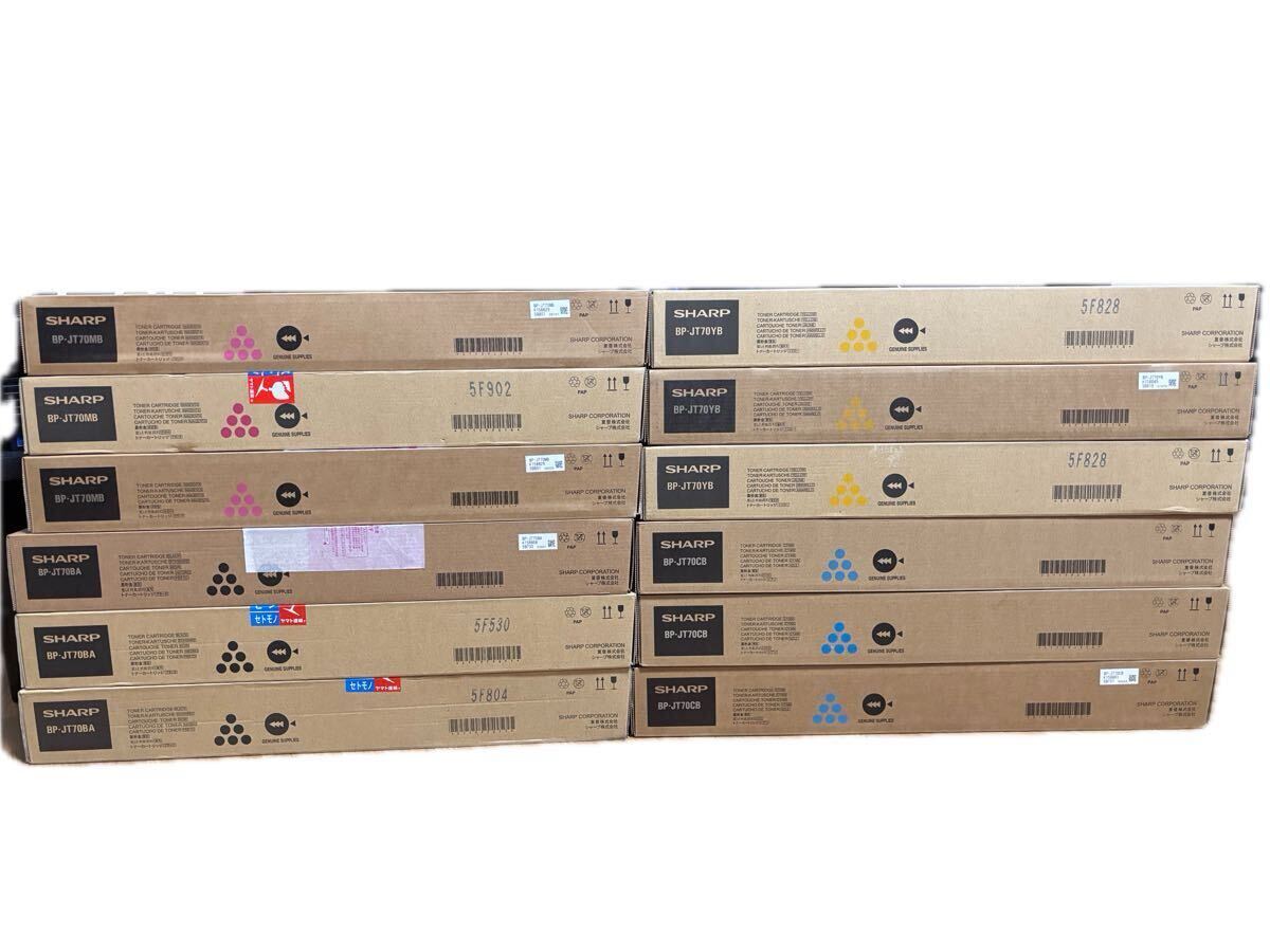 Yahoo!オークション - 【新品未開封】SHARP BP-JT70 BA MB CB YB 各3本...