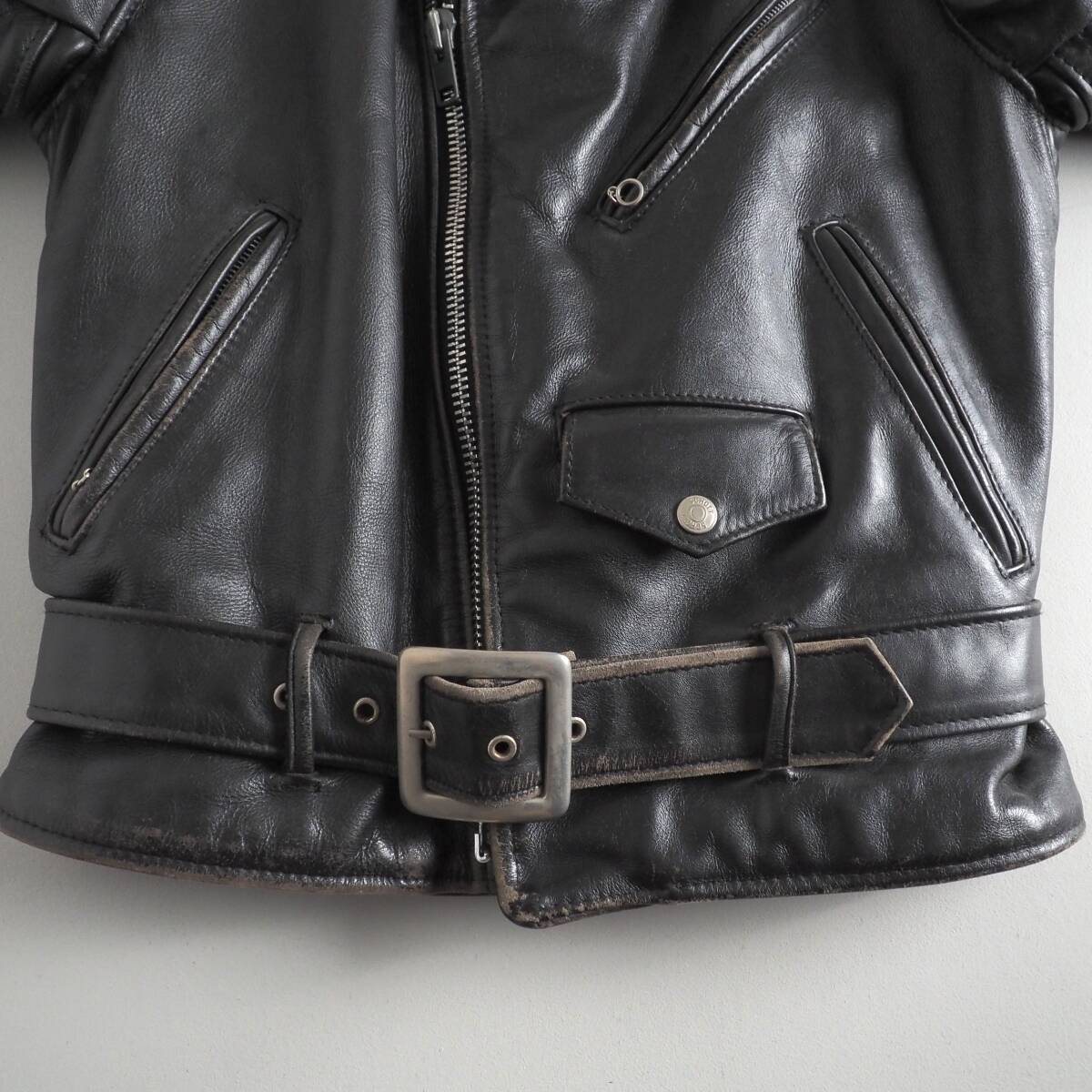 Yahoo!オークション - Schott ショット size34 ダブルライダースジャケ...