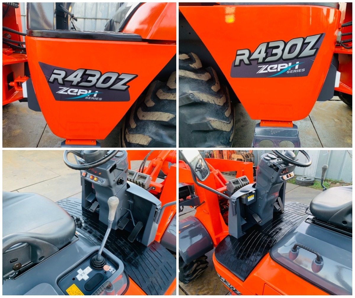 Yahoo!オークション - クボタR430Z タイヤショベル ホイールローダー 8...