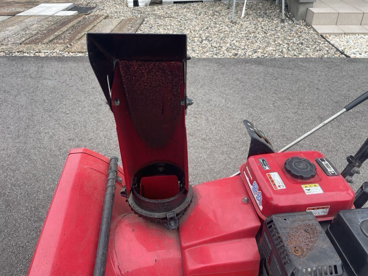 Yahoo!オークション - 新潟発 ホンダ除雪機 HS655 雪丸 5馬力 セル無し...
