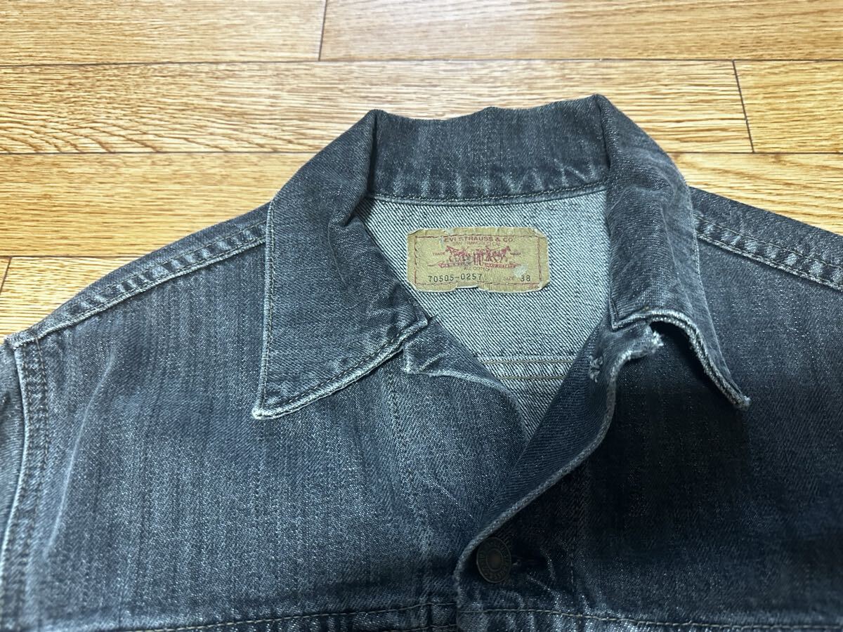 Yahoo!オークション - リーバイス 70505 復刻 ブラック 日本製 サイズ3...
