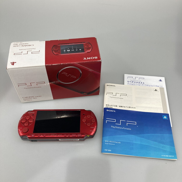 Yahoo!オークション - IWA PSP本体 ラディアント・レッド 動作確認済 ...