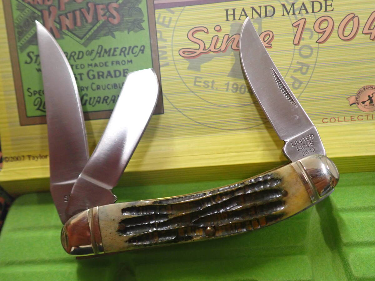 Yahoo!オークション - 『B15D』HANDMADE SCHRADE TOBACCO POCKET KNIFE...