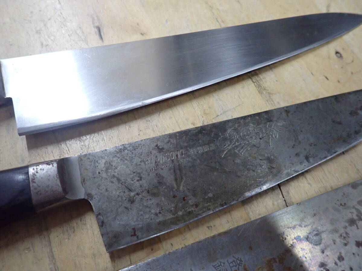 Yahoo!オークション - 『C25A』洋包丁 5本（5点）まとめてセット 牛刀 ...