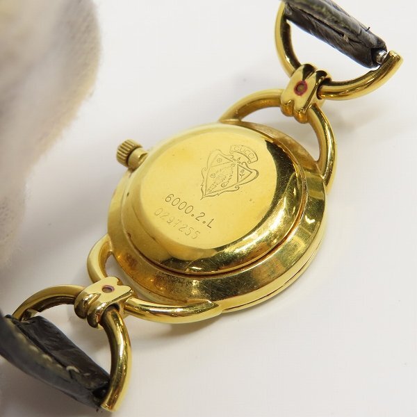 Yahoo!オークション - GUCCI/グッチ ブラック盤 6000L レディース 腕時...