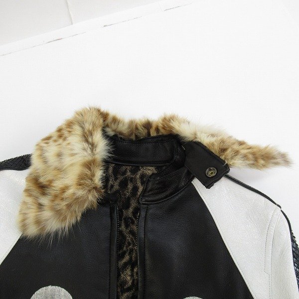 Yahoo!オークション - Roen/ロエン レザースカジャンジャケット/44 /0...