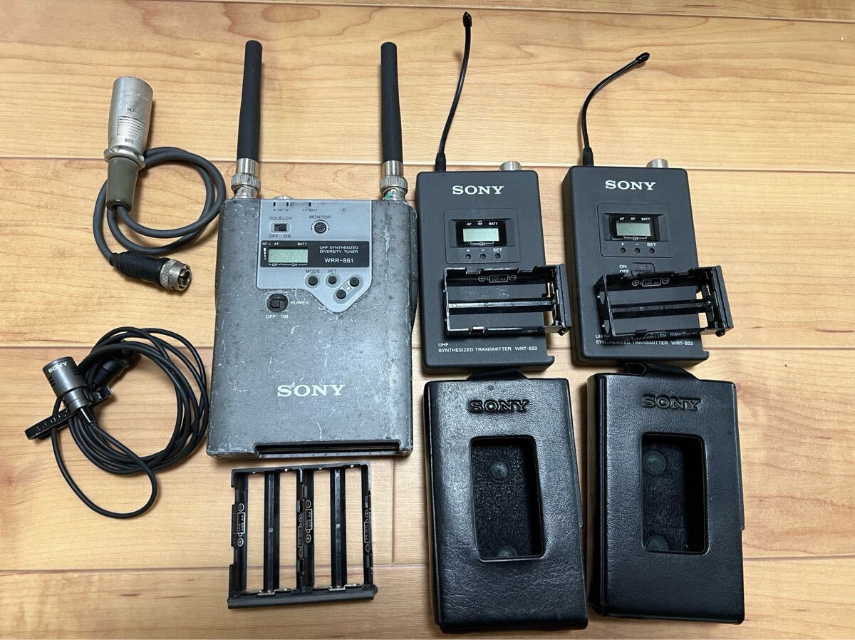 Yahoo!オークション - SONY WRR-861 WRT-822ワイアレスマイク