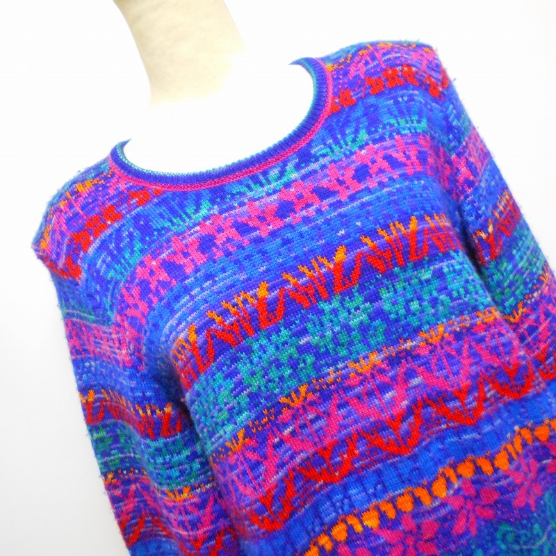 Yahoo!オークション - 940871 MORIOKA SACHIKO モリオカサチコ ニット ...