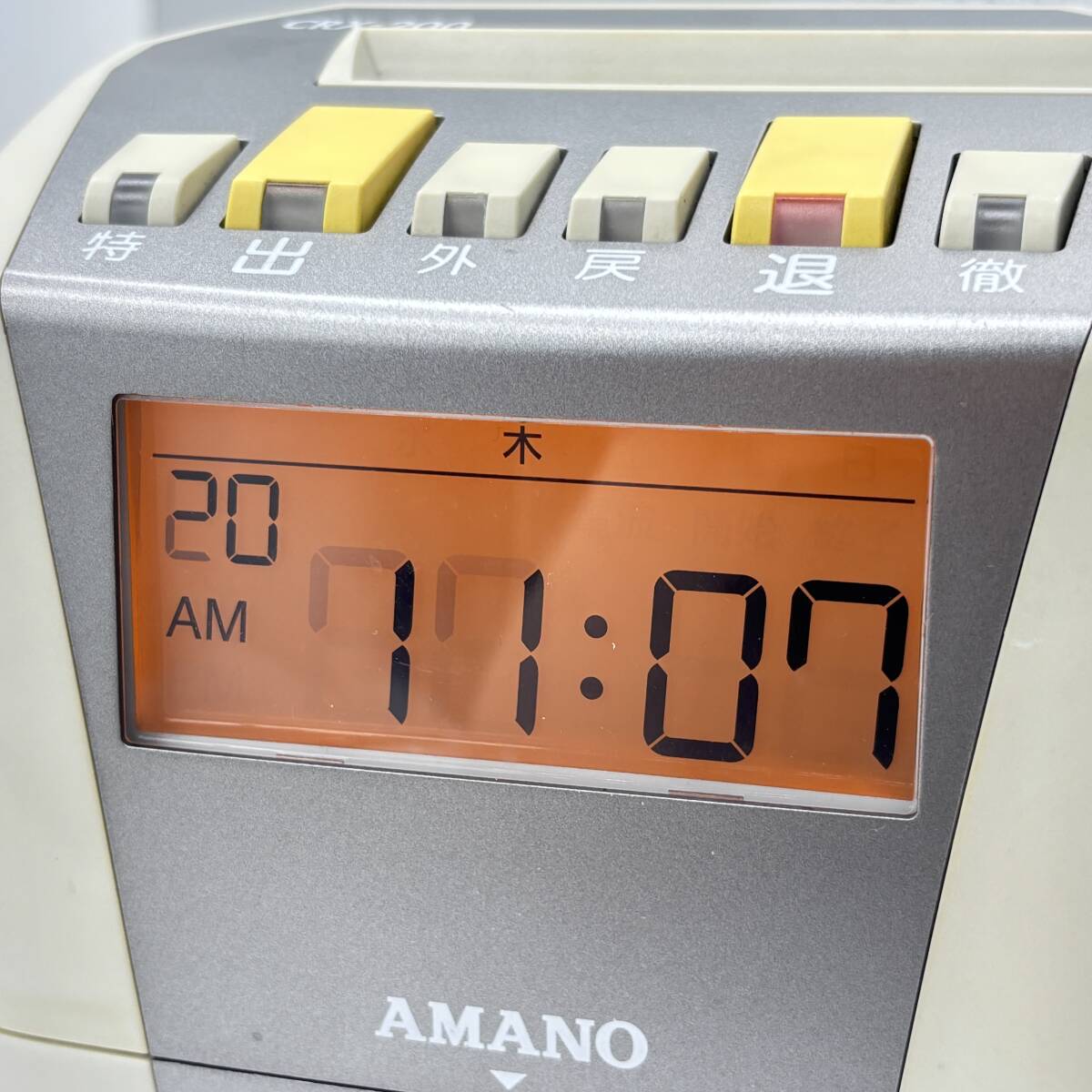 Yahoo!オークション - AMANO/アマノ タイムカード 電子 タイムレコー...