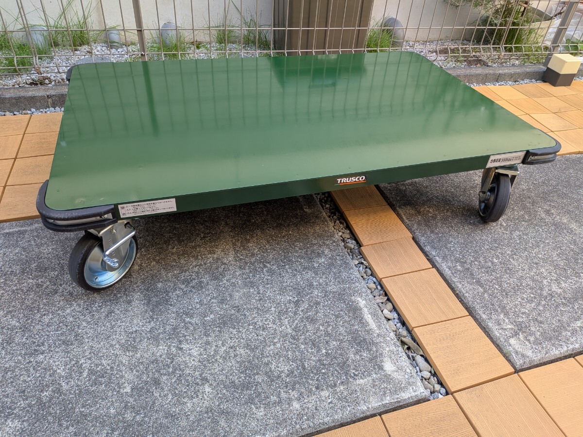 Yahoo!オークション - トラスコ中山 TRUSCO 鋼鉄製平台車 120...