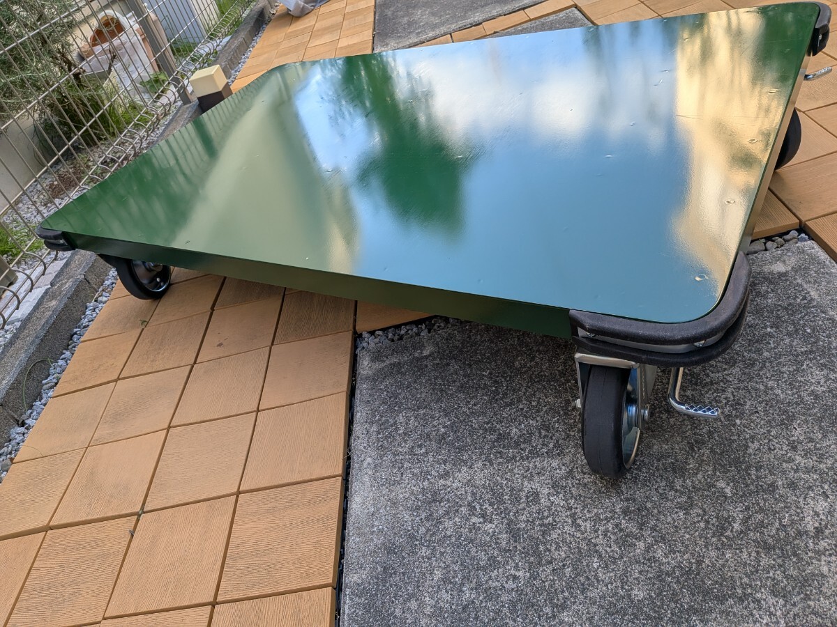 Yahoo!オークション - トラスコ中山 TRUSCO 鋼鉄製平台車 120...