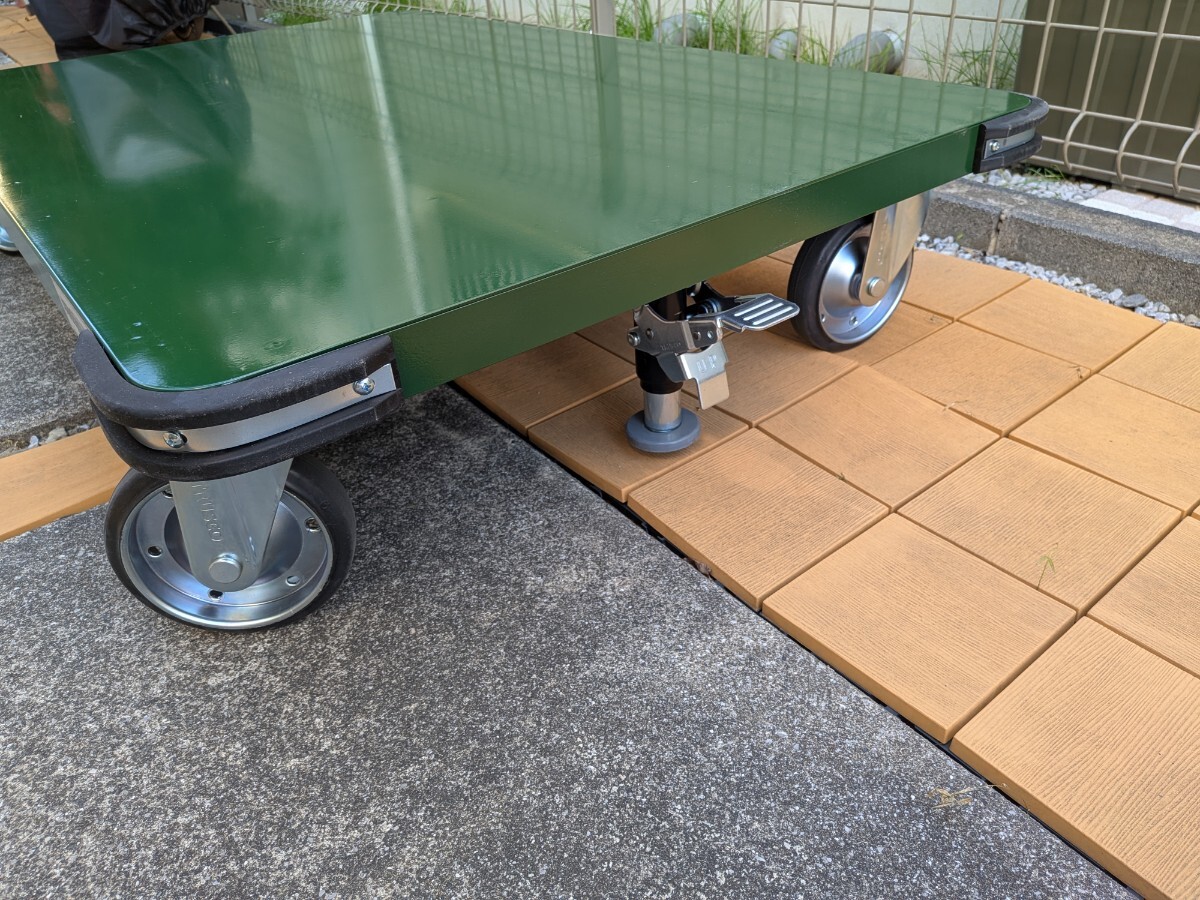 Yahoo!オークション - トラスコ中山 TRUSCO 鋼鉄製平台車 120...