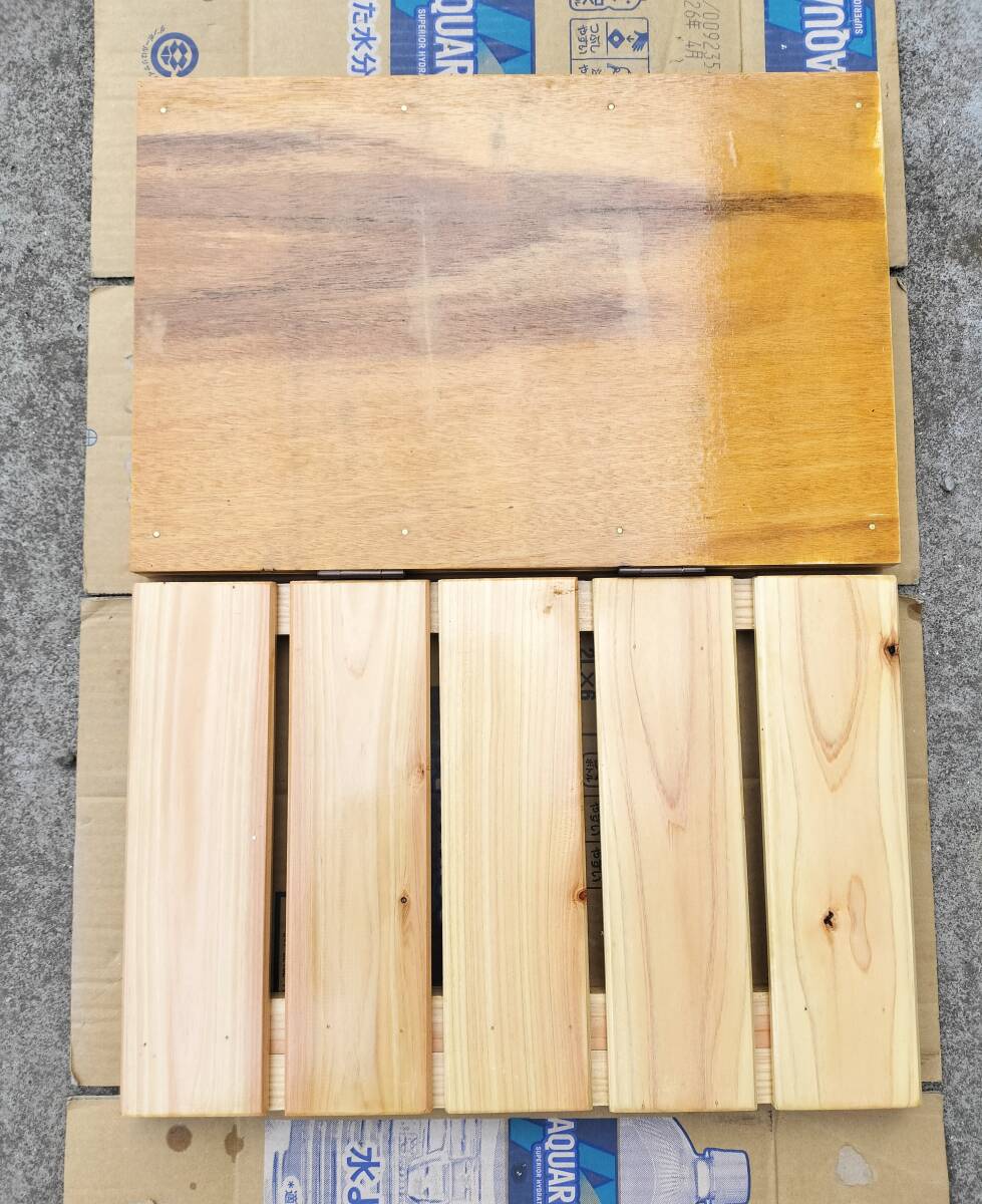 Yahoo!オークション - 半製品 木製 国産ひのき へら台 へらぶな スノコ...