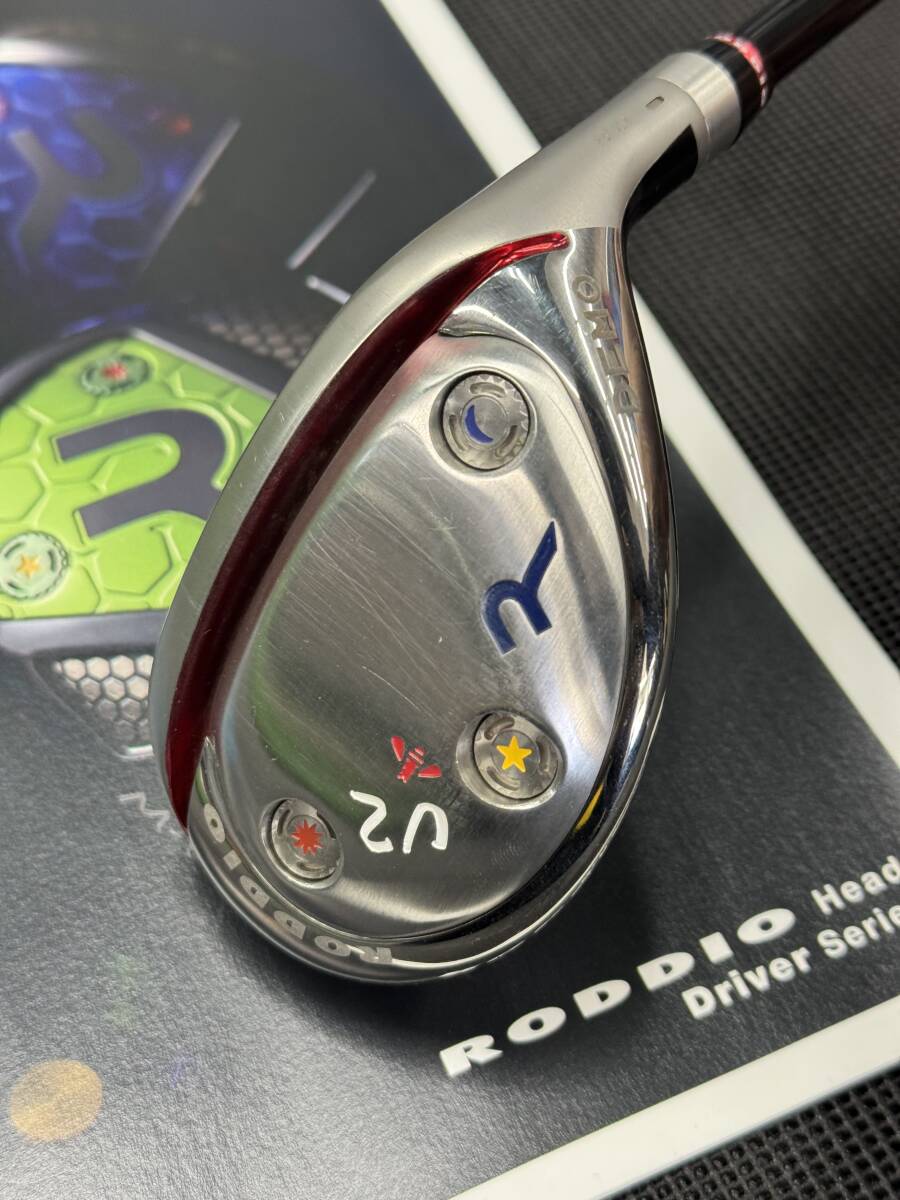 【樂淘letao】日本代購代標第一品牌－DEMO刻印☆RODDIO ロッディオ☆ハイブリッド U2 18度☆ステラ8装着☆中古美品☆正規品☆