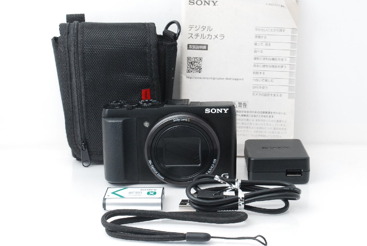 Yahoo!オークション - 【極美品】SONY ソニー DSC-HX50V ブラック c000...