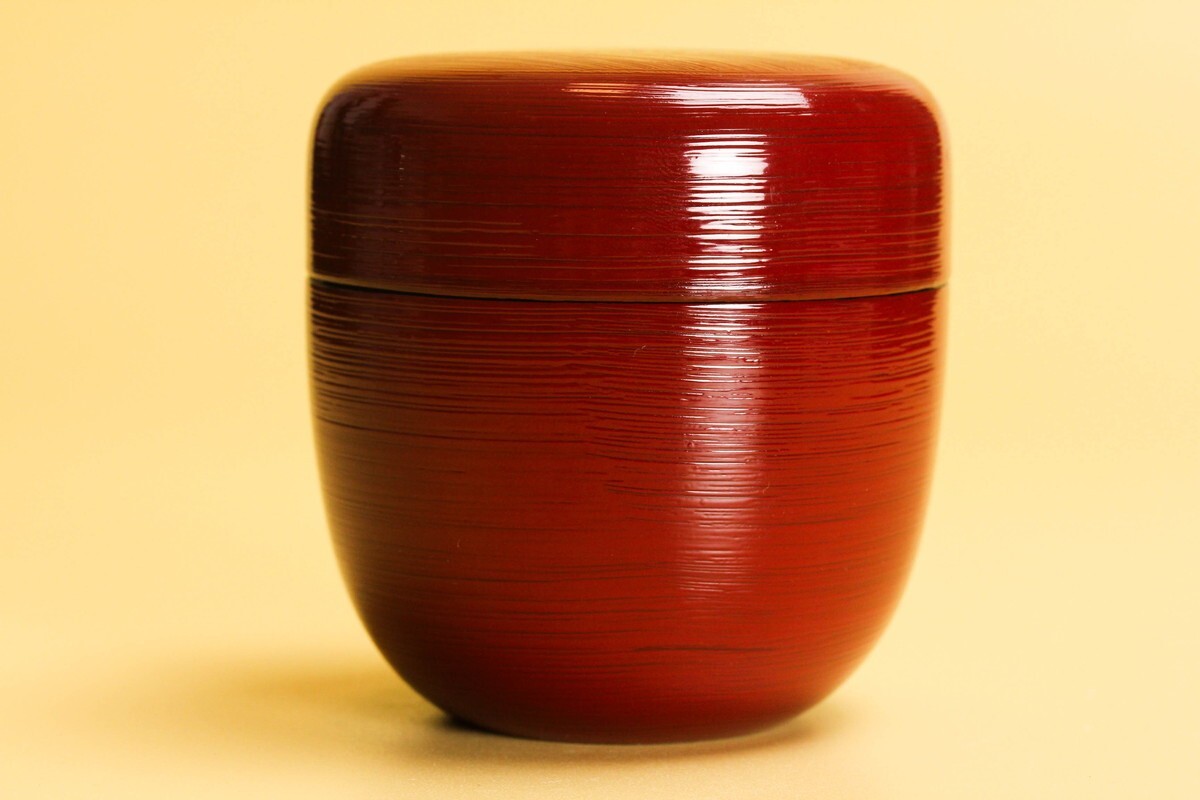 Yahoo!オークション - 針谷祐斎 花火朱刷目中棗 共箱 茶道具 本物保証