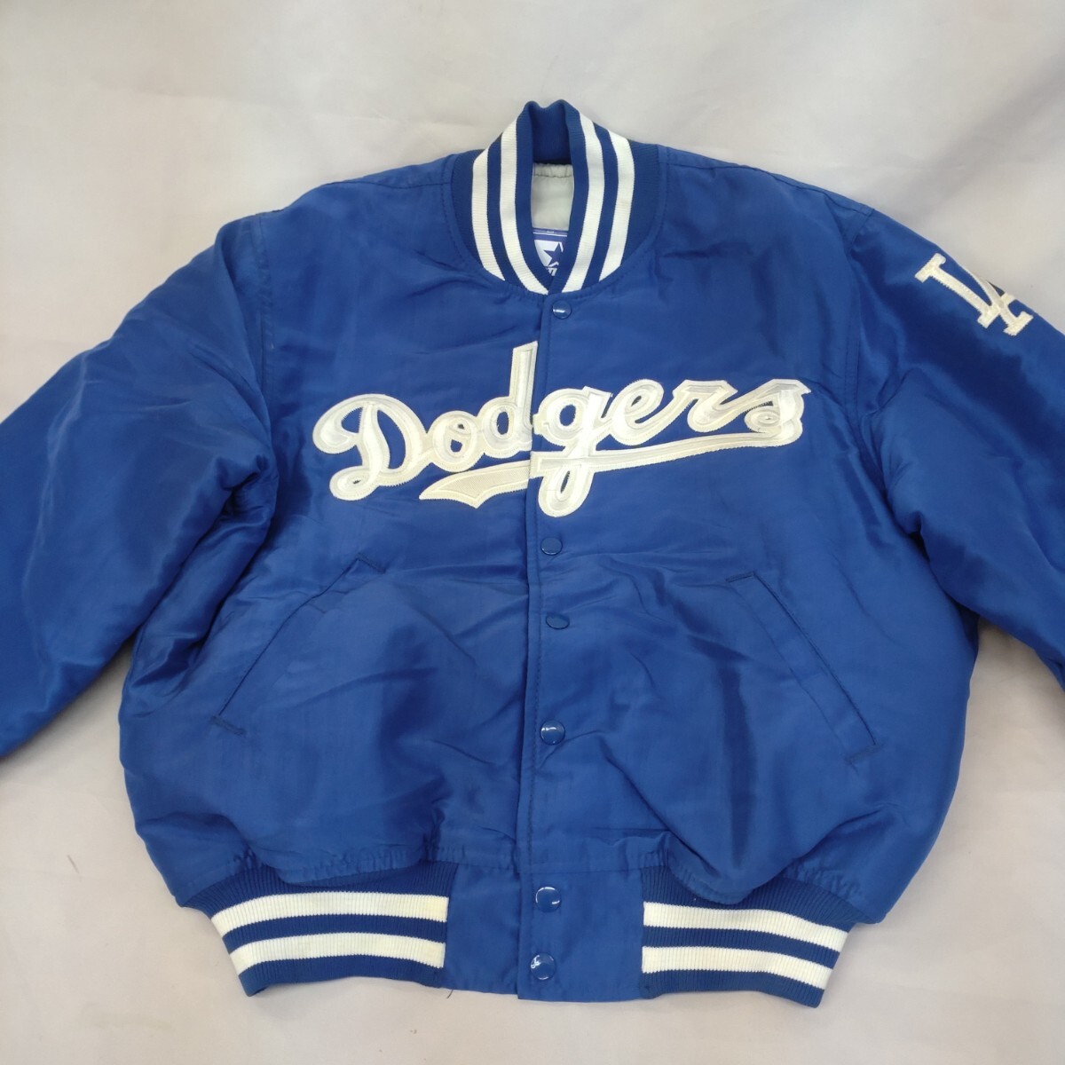 【樂淘letao】日本代購代標第一品牌－★ SKATER ドジャース Dodgers 野茂英雄 スタジアムジャンバー 90年代古着 MLB