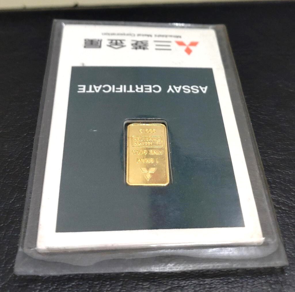 Yahoo!オークション - 未開封 三菱マテリアル K24 純金 1g インゴット ...
